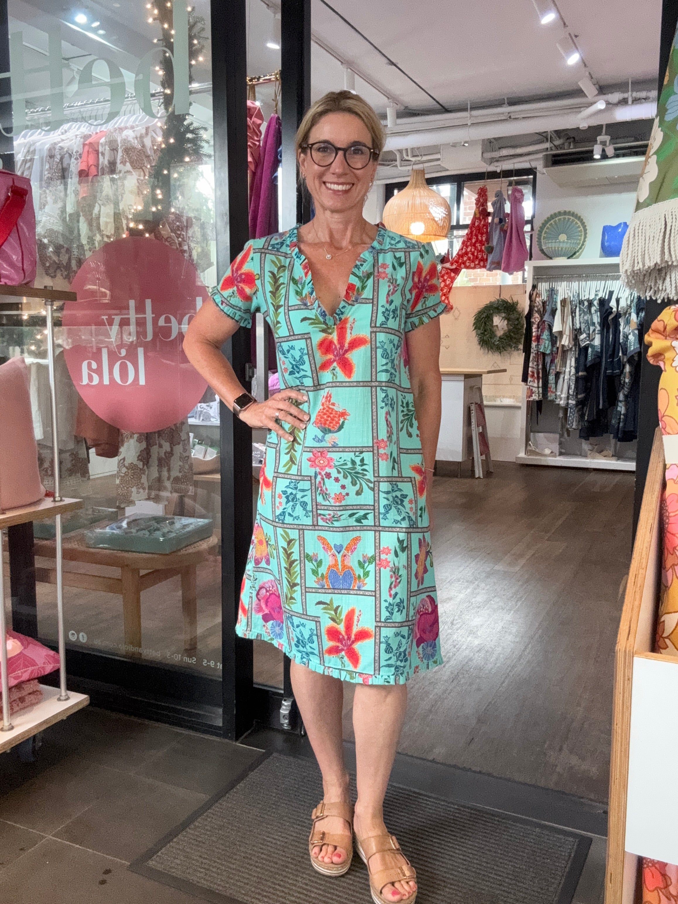 Fifi Dress | Aqua Nymph – Betty and Lola