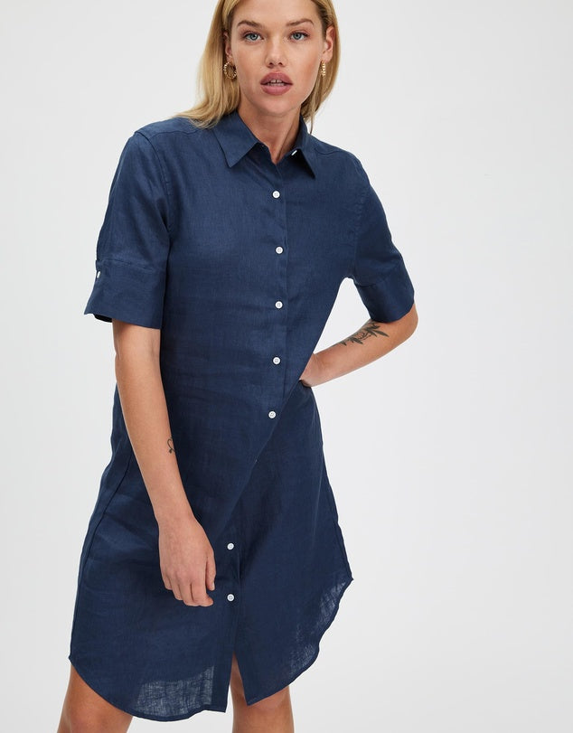 Hettie Dress | Navy – Betty and Lola