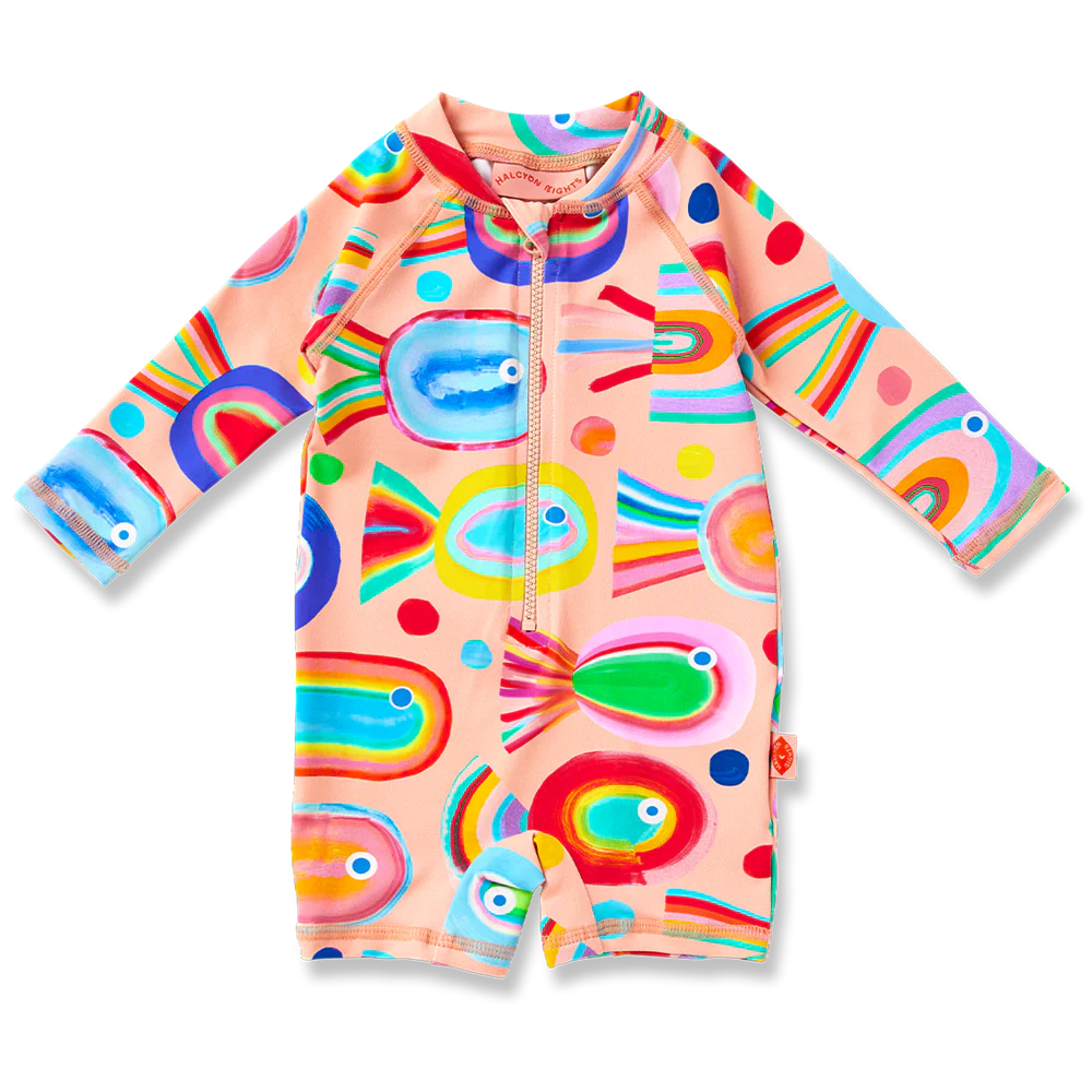 Long Sleeve Rash Suit | Fancy Fins – Betty and Lola